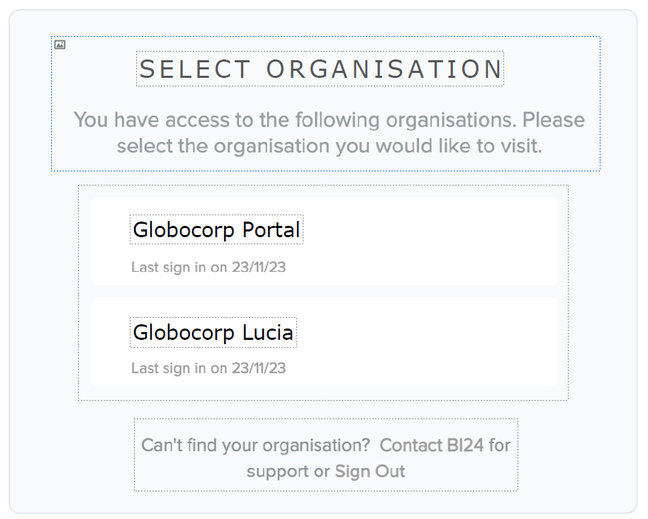 Lucia: Logging In