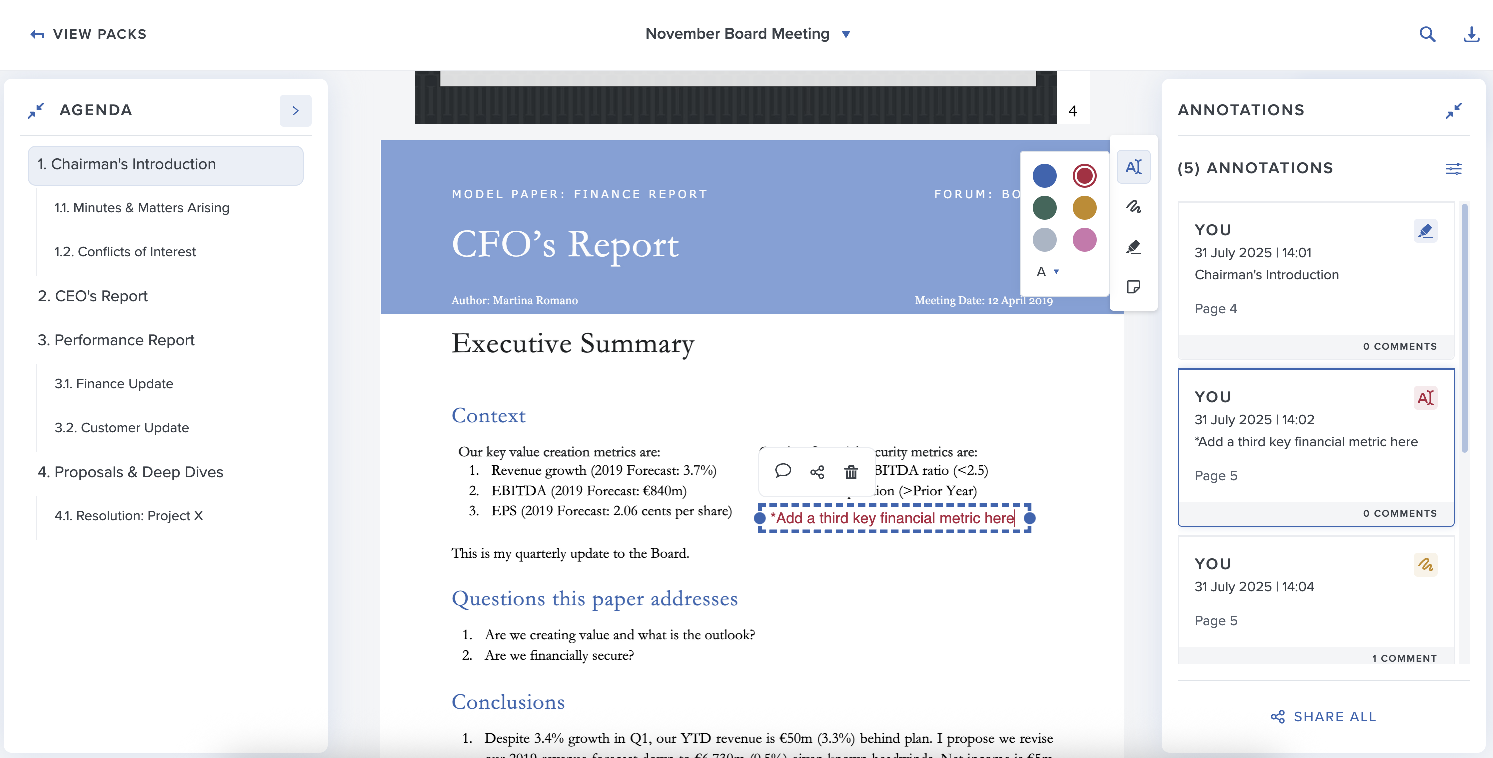 Web Reader: Annotations